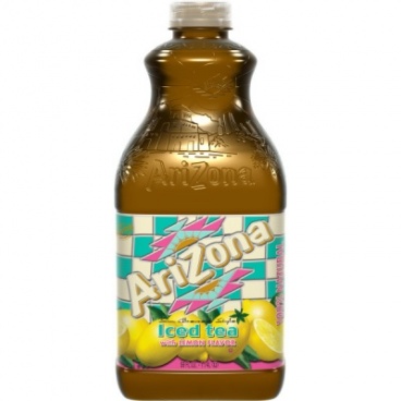 ARIZONA ICE TEA WITH LEMON FLAVOUR EXTRA LARGE 59 FL OZ - American Food ...