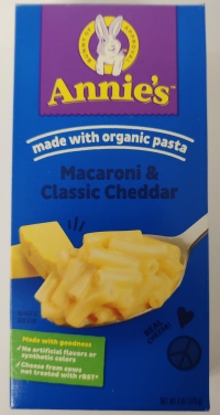 Annie's Organic Pasta Macaroni and Classic Cheese Cheddar 170g ...