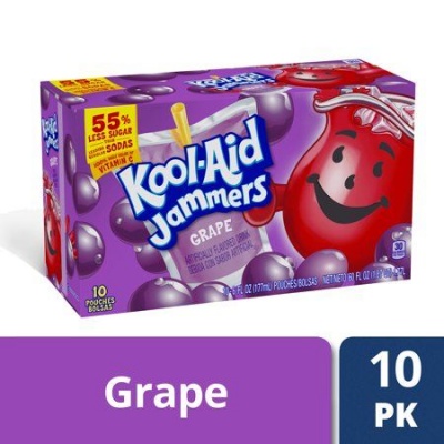 Kool - Aid Jammers Grape 10 ct, 6 oz - American Food Store