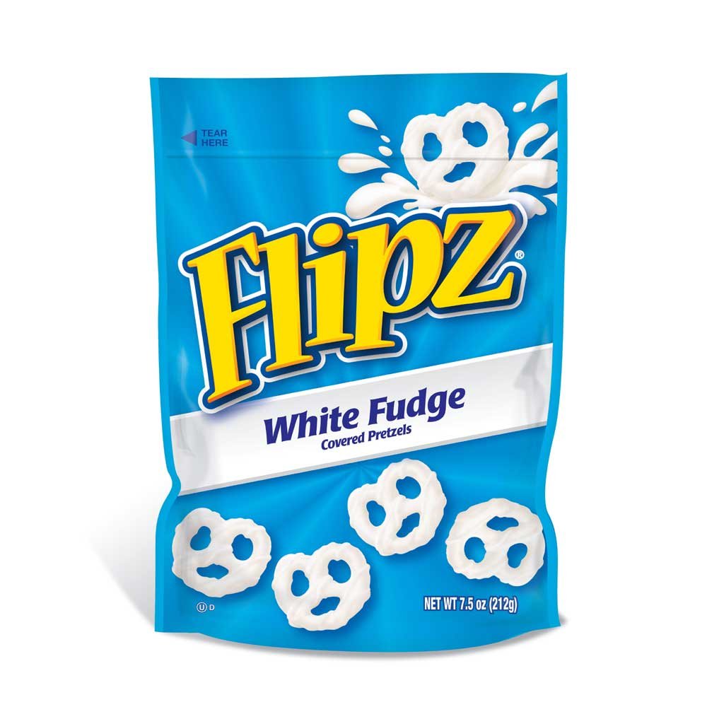 Nestle Flipz White Fudge Covered Pretzels 7.5oz 212g Large Pack ...