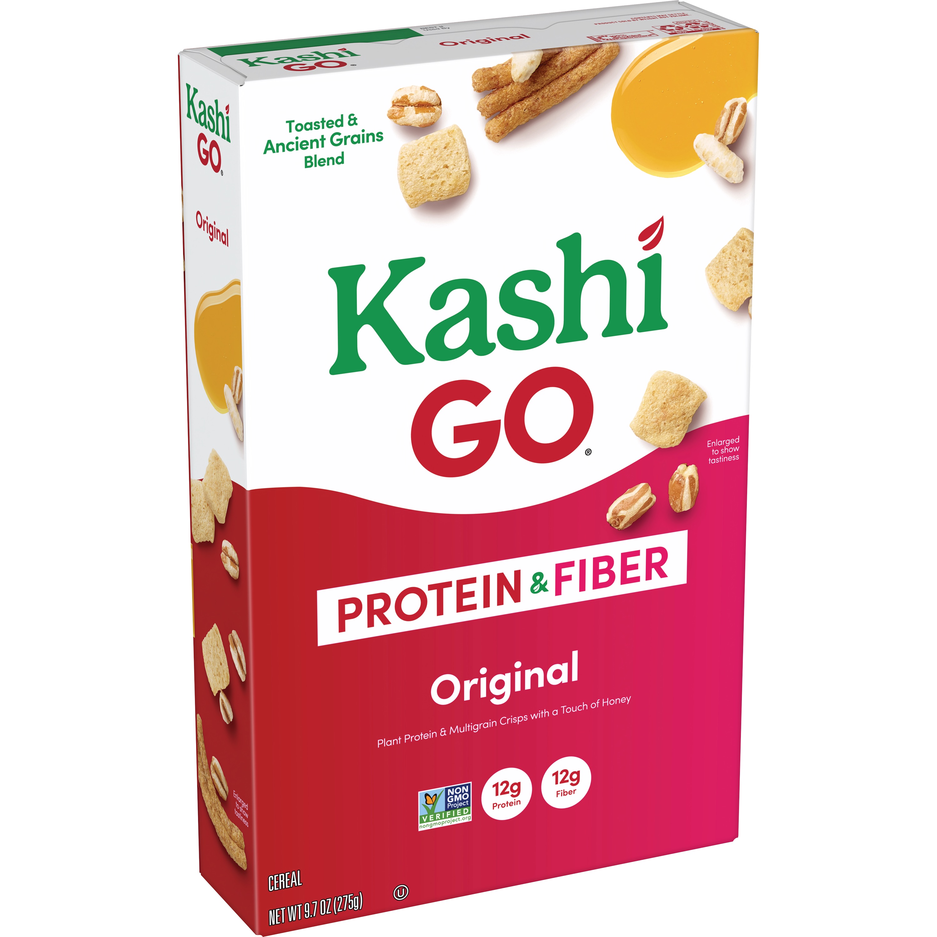 Kashi GO Protein & Fiber Original Cereal 9.7oz- 275g - American Food Store