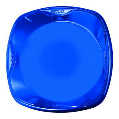 SOLO Grip Square Blue Plate 9in 20 count/pack - American Food Store